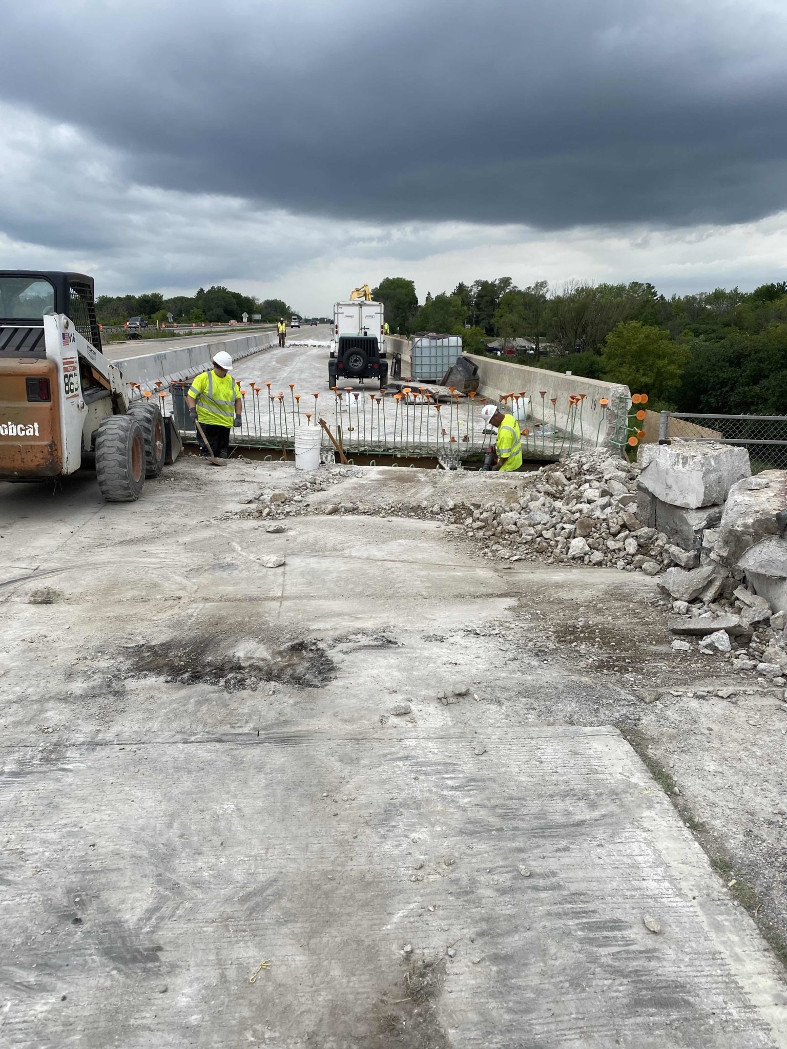 Concrete Barrier, Crash Cushions and Structural Repairs to Bridges ...
